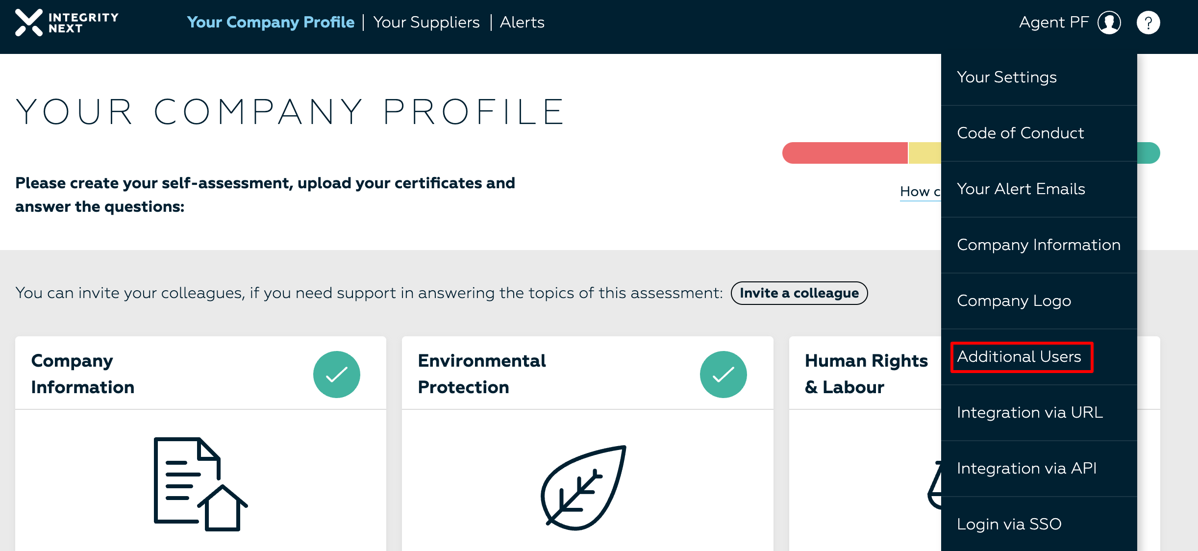 How can I delete the user from my profile? – IntegrityNext | Help Center