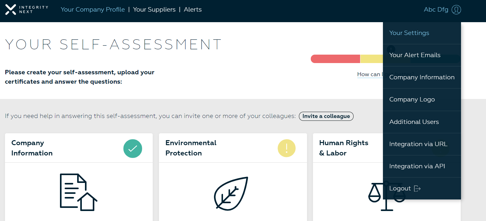 How do I change the language in my profile? – IntegrityNext | Help Center